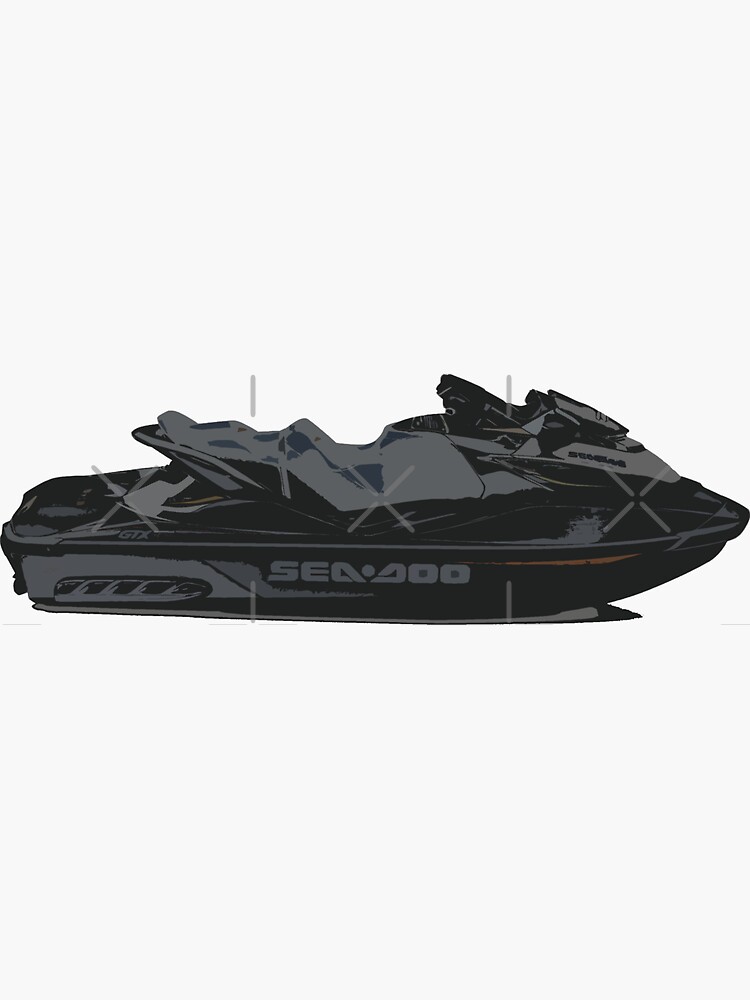 "Sea Doo GTX " Sticker for Sale by seadoosean | Redbubble
