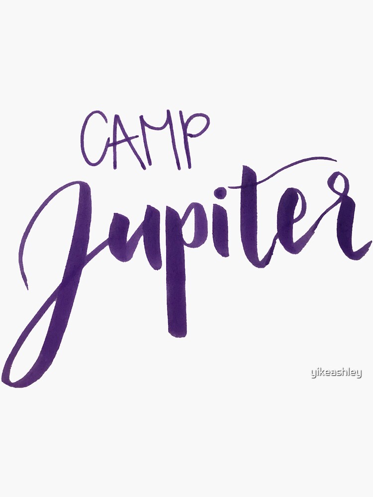 "camp jupiter" Sticker for Sale by yikeashley | Redbubble
