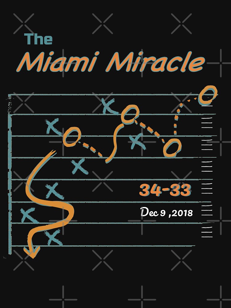 "Miami Miracle t-shirt" T-shirt for Sale by yellowpinko | Redbubble ...