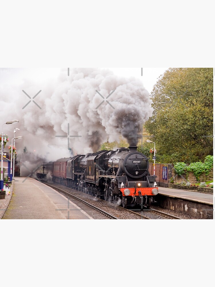 Double headed Stanier "Black Five" locomotives thunder through Hindley ...