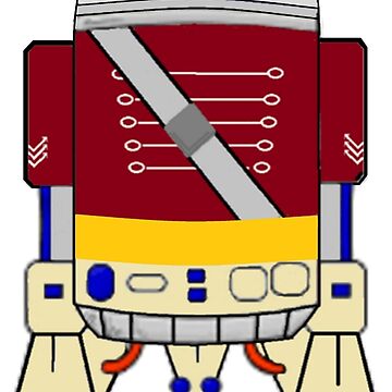 "R2-C2 Gold" Sticker for Sale by redunit | Redbubble