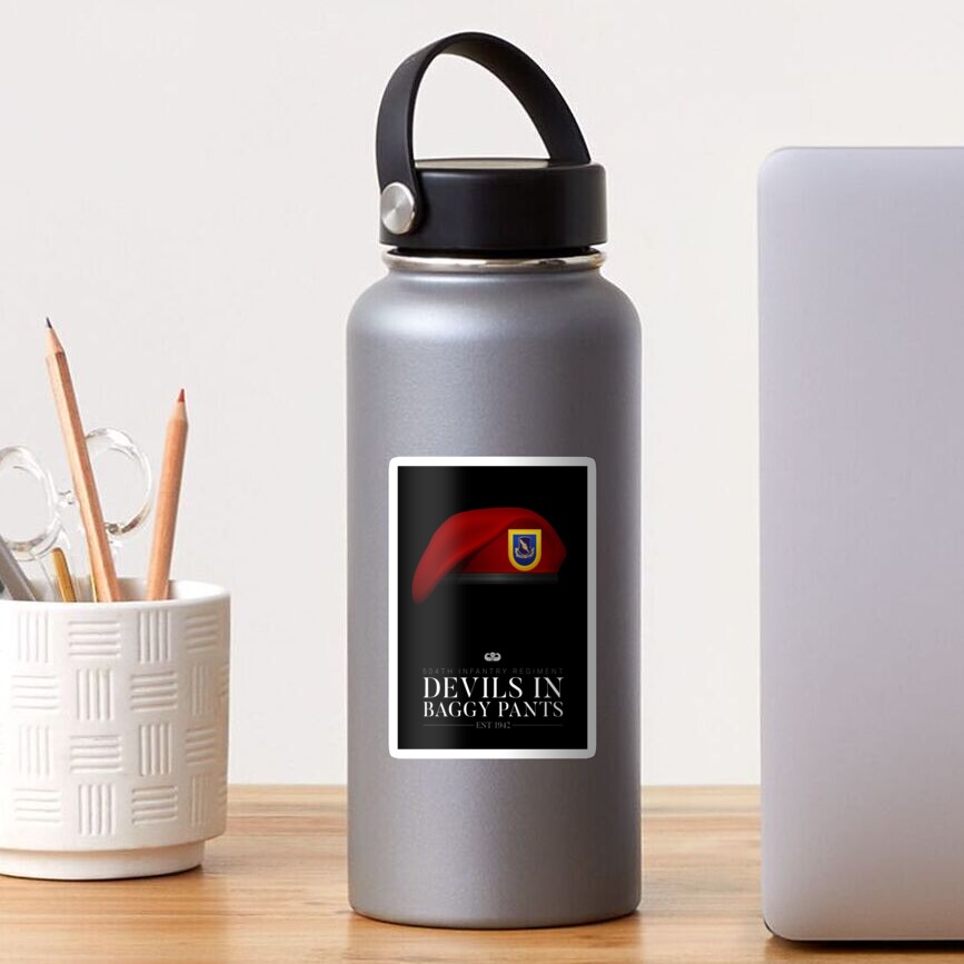 "504th Infantry Regiment - Devils In Baggy Pants" Sticker for Sale by ...