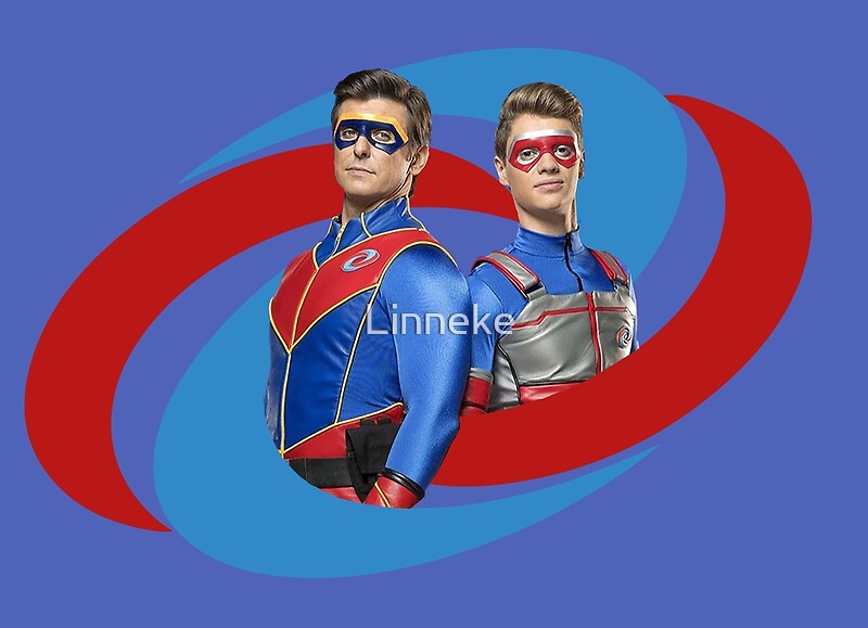 "Captain Man and Kid Danger - Logo" by Linneke | Redbubble