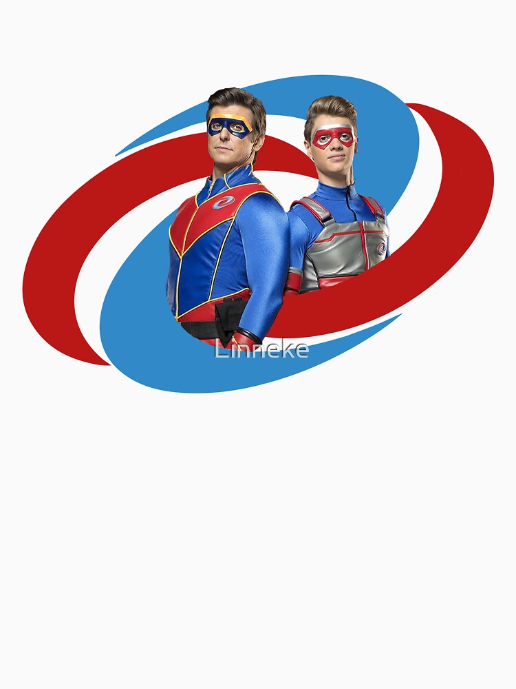 "Captain Man and Kid Danger - Logo" T-shirt for Sale by Linneke ...