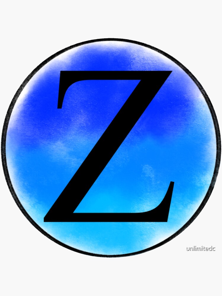 "Zeta Greek Letter Sticker " Sticker for Sale by unlimitedc | Redbubble