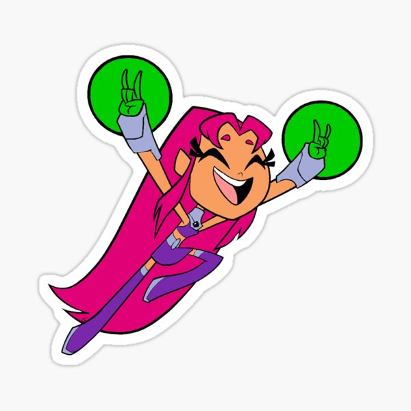 "Starfire" Sticker for Sale by lnjones | Redbubble