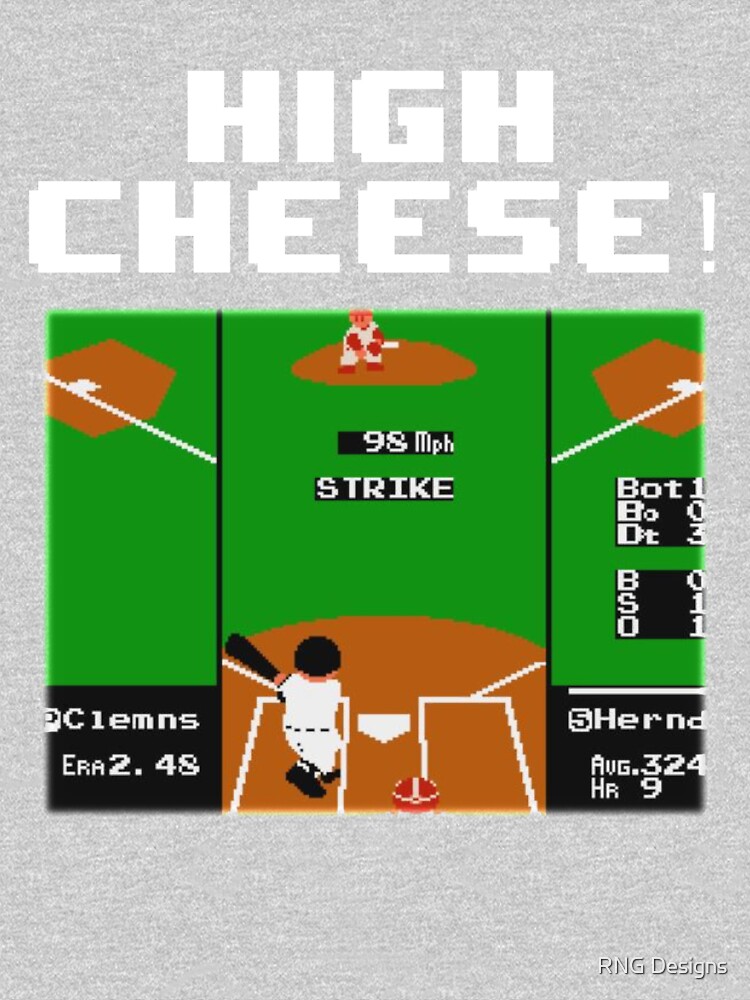 "RBI Baseball High Cheese Retro Game" T-shirt for Sale by HamGonzo79 ...