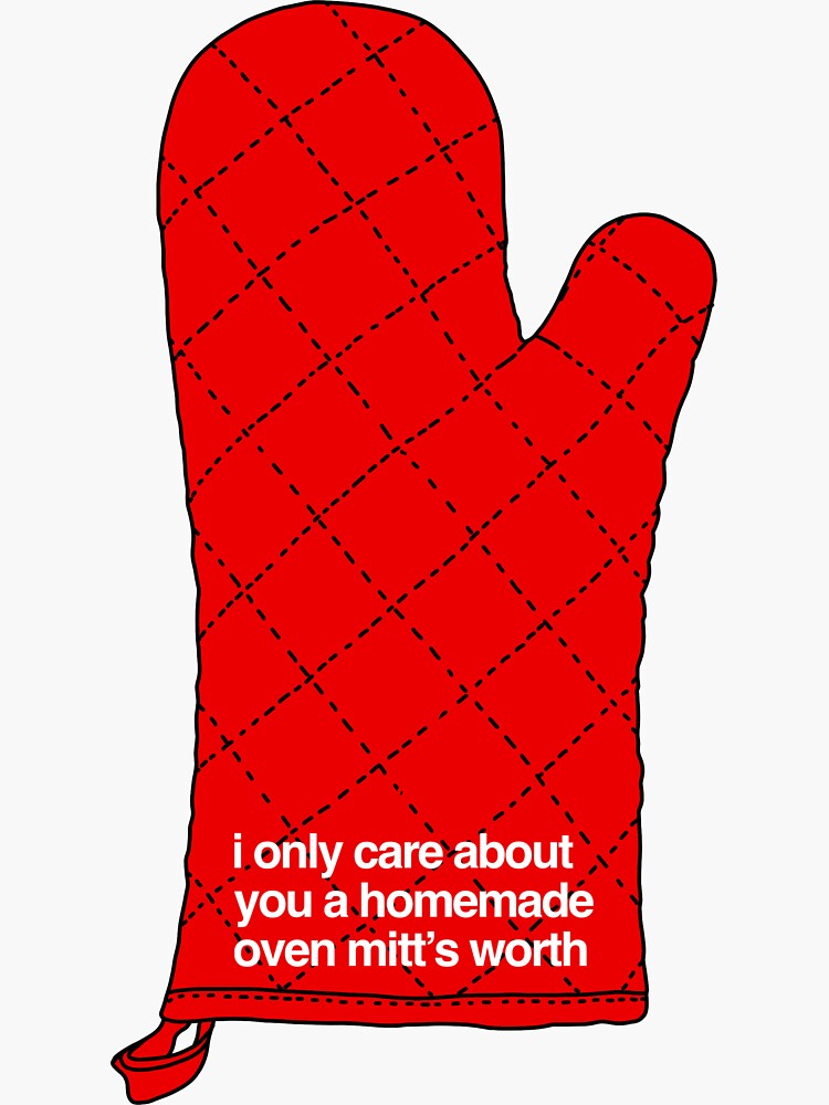 "The Office Oven Mitt" Sticker for Sale by Gaarlic | Redbubble