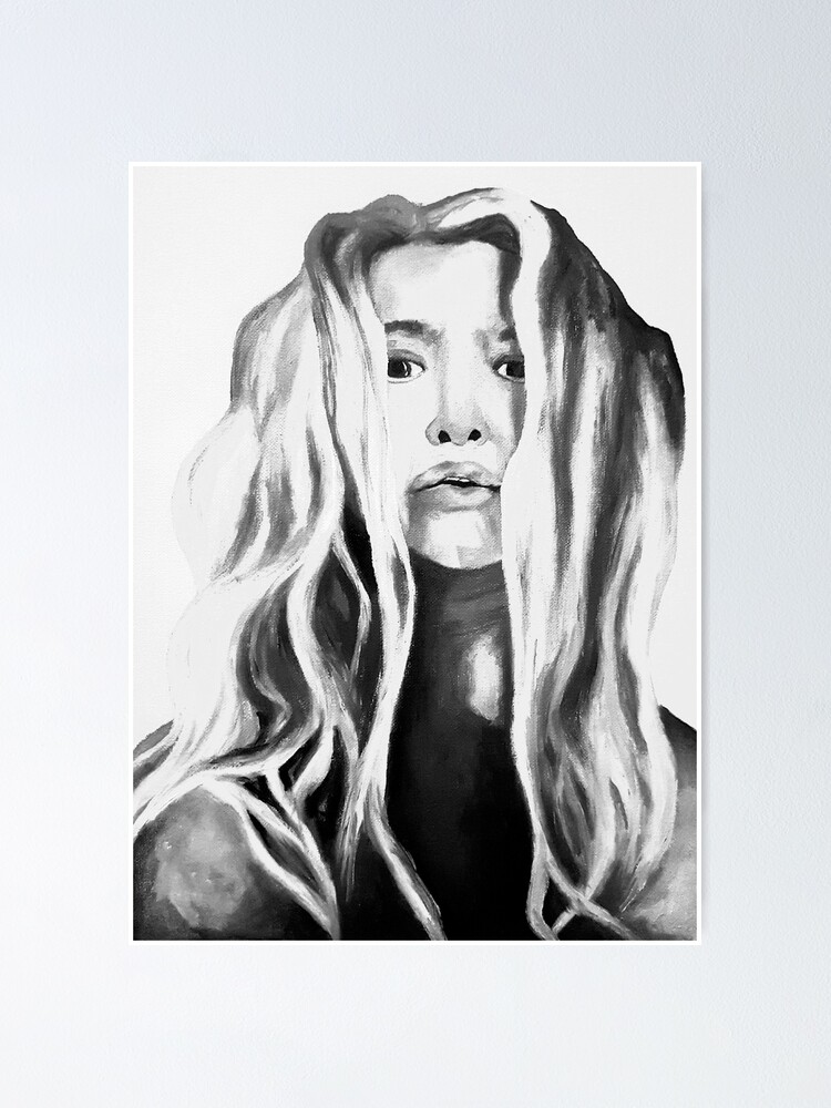 "The face " Poster by artbyjanina | Redbubble