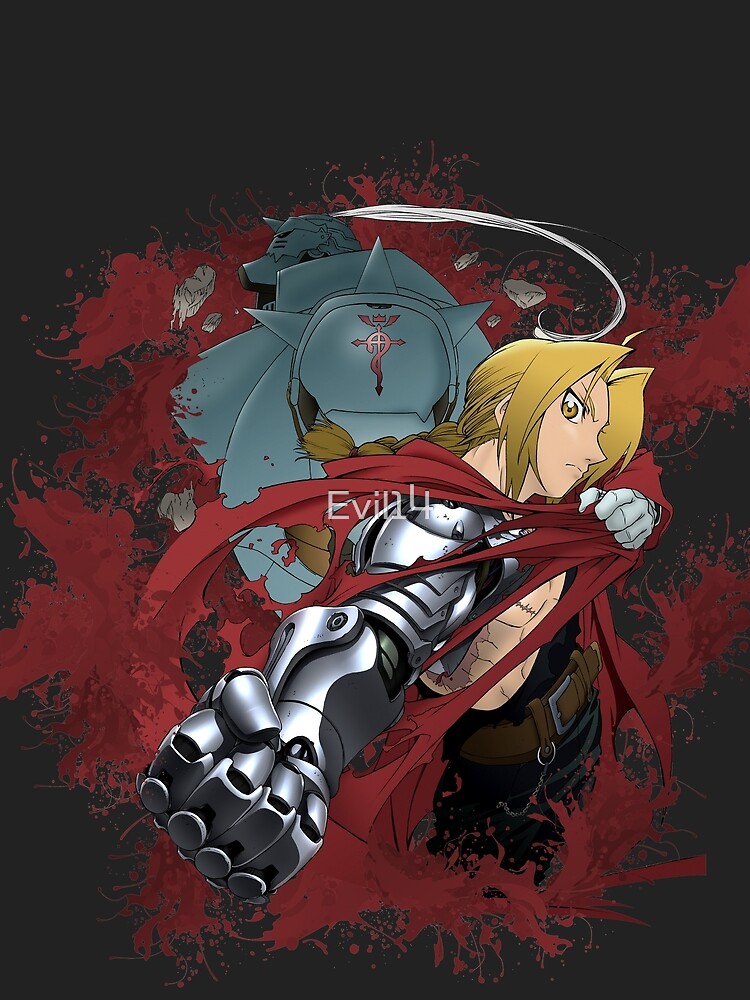"FMA - Fullmetal Alchemist" T-shirt for Sale by Evil14 | Redbubble ...