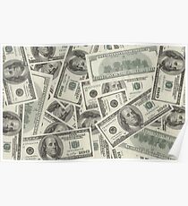 100 Dollar Bill Posters | Redbubble