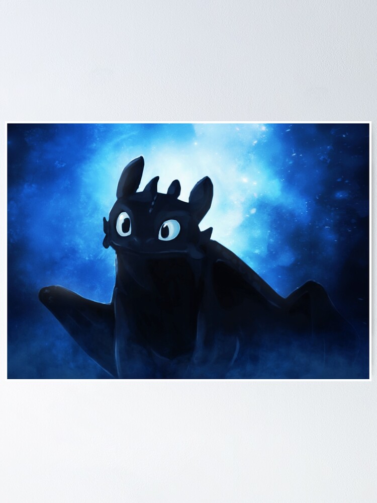 "Toothless - rework" Poster by Liancary | Redbubble