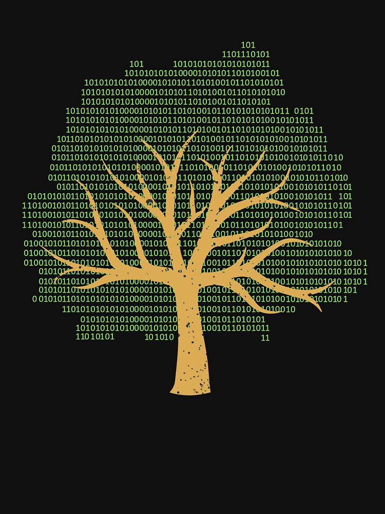 "Binary tree t shirt funny programming coding tshirt" T-shirt by ...