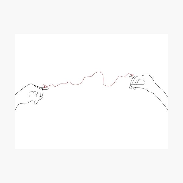 Lámina fotográfica «Hilo rojo del destino» de giovanna-509 | Redbubble