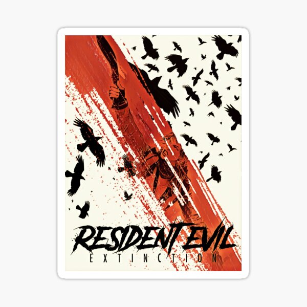 "Resident Evil Extinction" Sticker for Sale by NerdyNonsenses | Redbubble