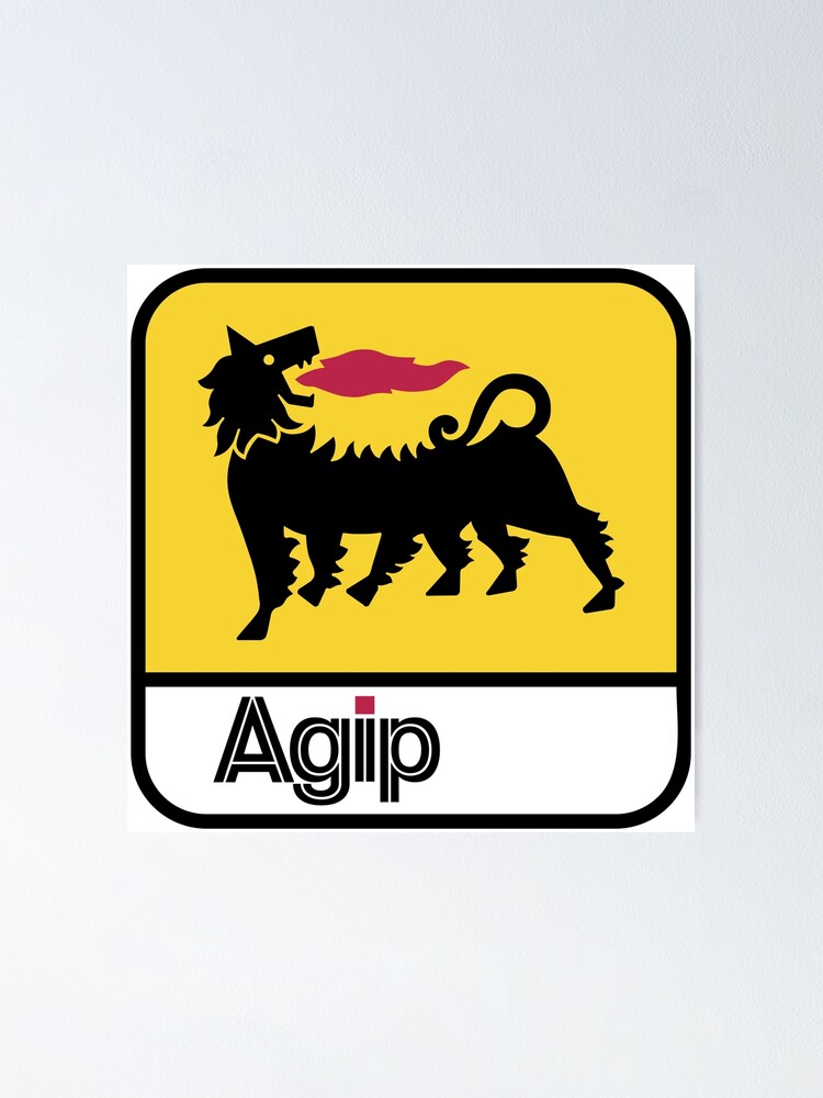 "agip logo" Poster by wanskore | Redbubble