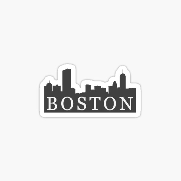 "Boston City" Sticker for Sale by marblequeen | Redbubble