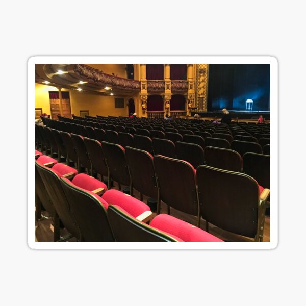 "Theatre Seating" Sticker for Sale by urbanfragments | Redbubble
