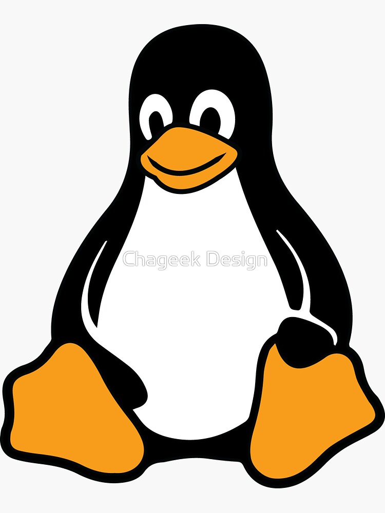 "Linux tux pingouin" Sticker for Sale by SUH92 | Redbubble