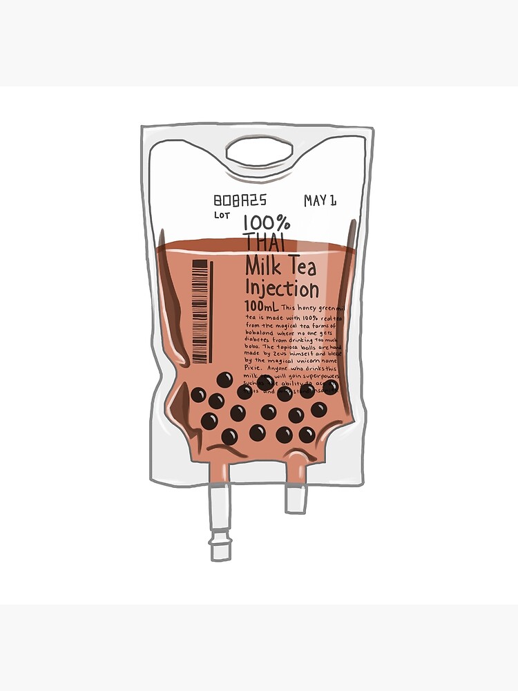 "Boba IV - Thai Tea" Art Print for Sale by artistokat | Redbubble