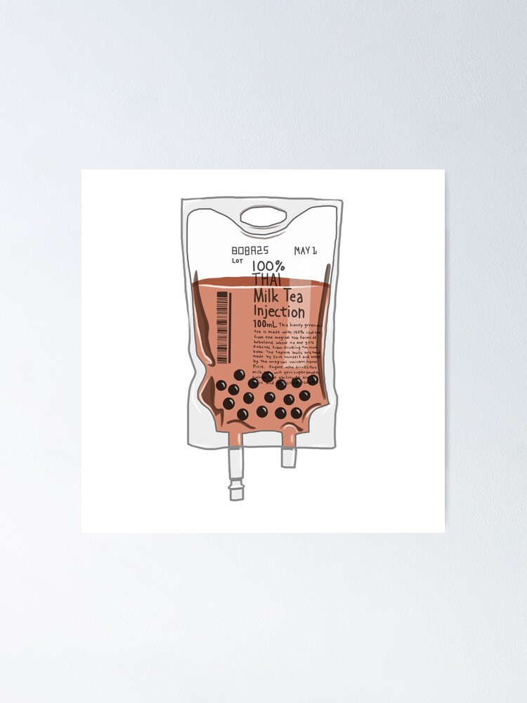 "Boba IV - Thai Tea" Poster for Sale by artistokat | Redbubble