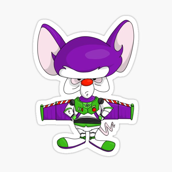 Pinky And The Brain Stickers | Redbubble