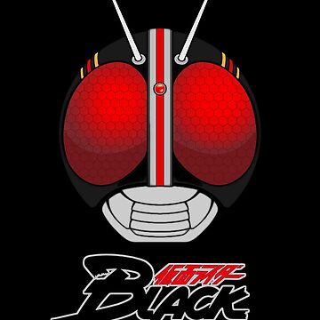 "Kamen Rider Black" Sticker for Sale by Kyz Bubble | Redbubble