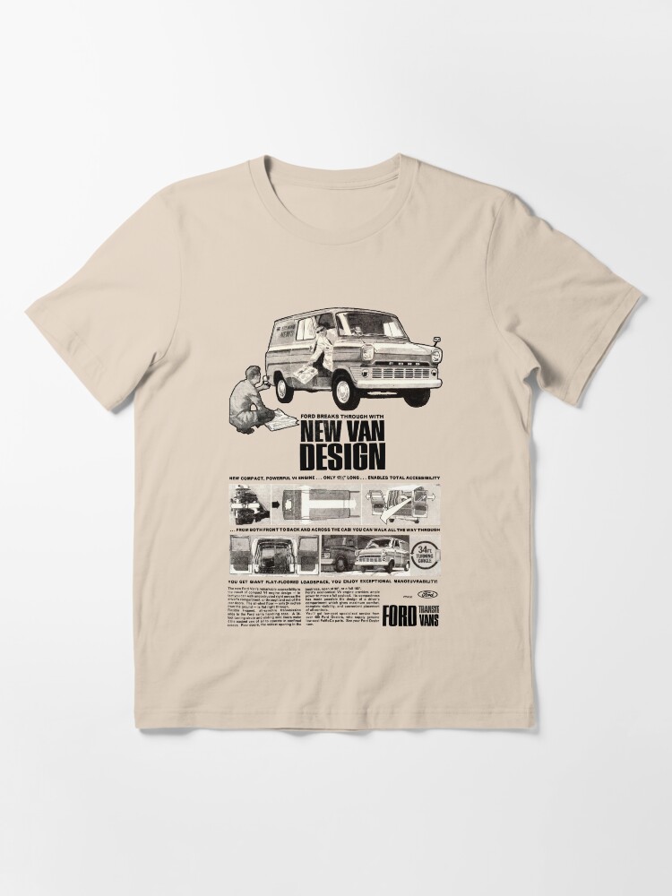 "FORD TRANSIT" T-shirt for Sale by ThrowbackMotors | Redbubble | ford t ...