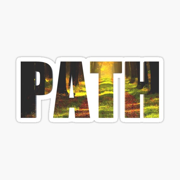 "Path " Sticker for Sale by HiddenStar02 | Redbubble