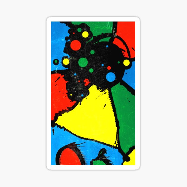 "Erasure The Circus Inspired Graphic" Sticker by eyevoodoo | Redbubble