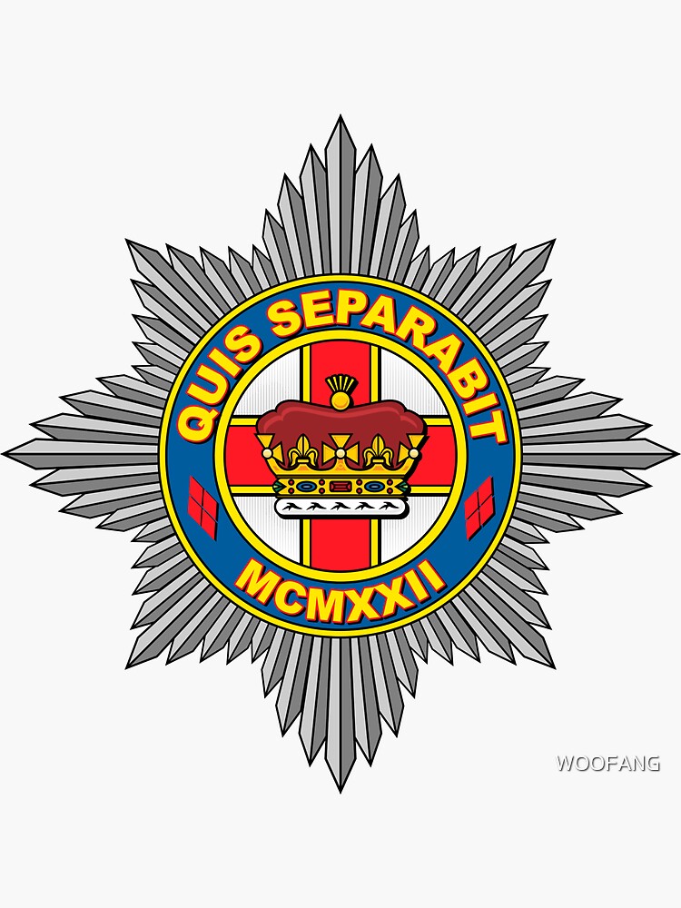 "4TH/7TH ROYAL DRAGOON GUARDS" Sticker for Sale by WOOFANG | Redbubble