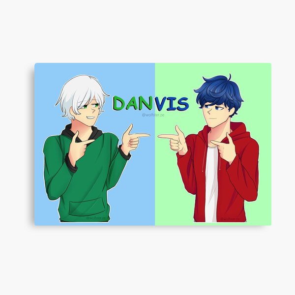 "DANVIS- Travis X Dante" Canvas Print for Sale by wolfster-ze | Redbubble