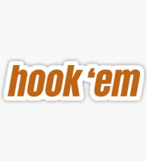 Hook Em Horns Stickers | Redbubble