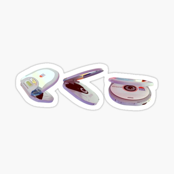 "CD mp3 player" Sticker for Sale by AestheticHoes | Redbubble