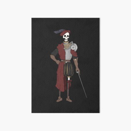 "Cadaver - Skeleton Knight" Art Board Print for Sale by kaslwood ...