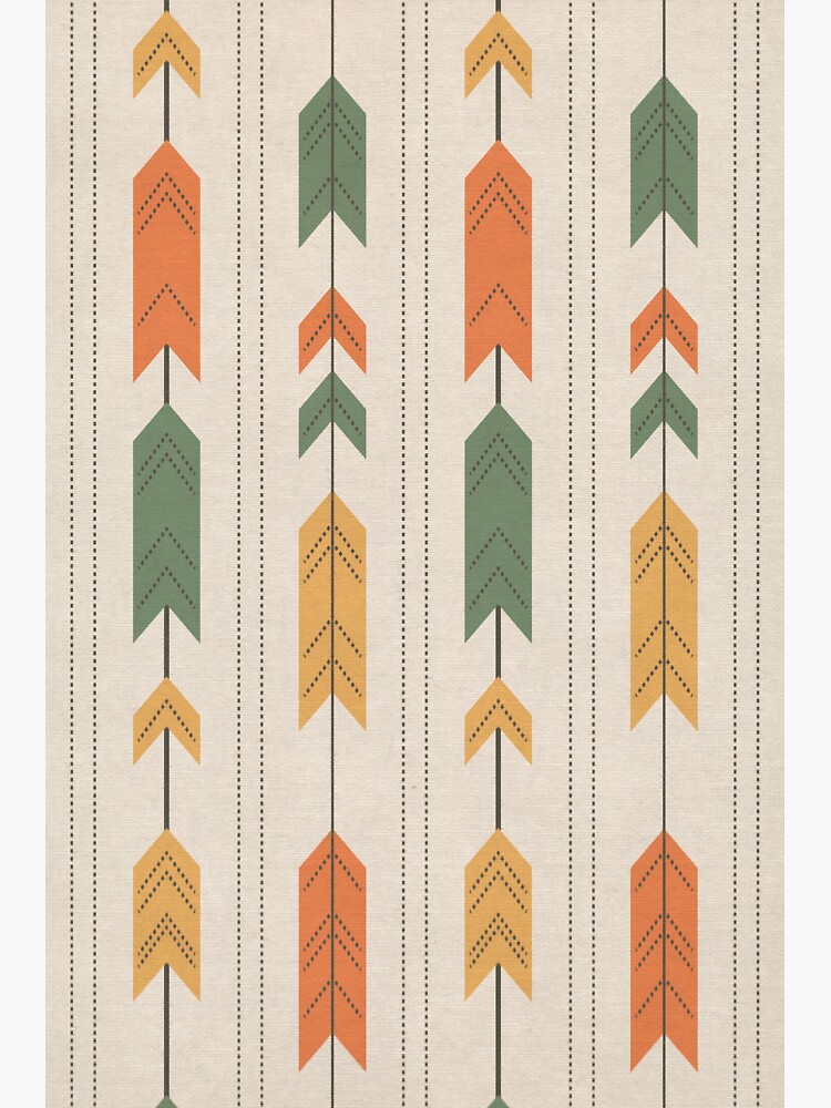 "Aztec Arrow Pattern, Boho, Ethnic" Sticker for Sale by banginT | Redbubble