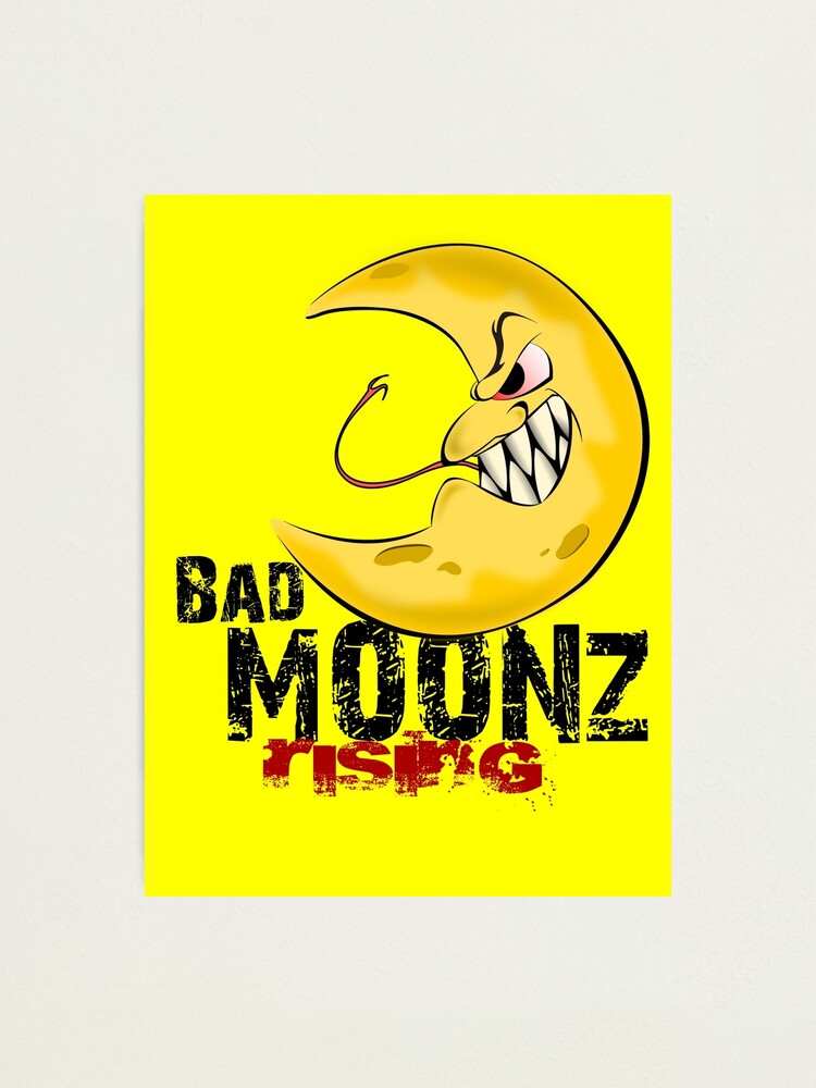 "Bad Moonz Rising" Photographic Print for Sale by Disabledartist ...