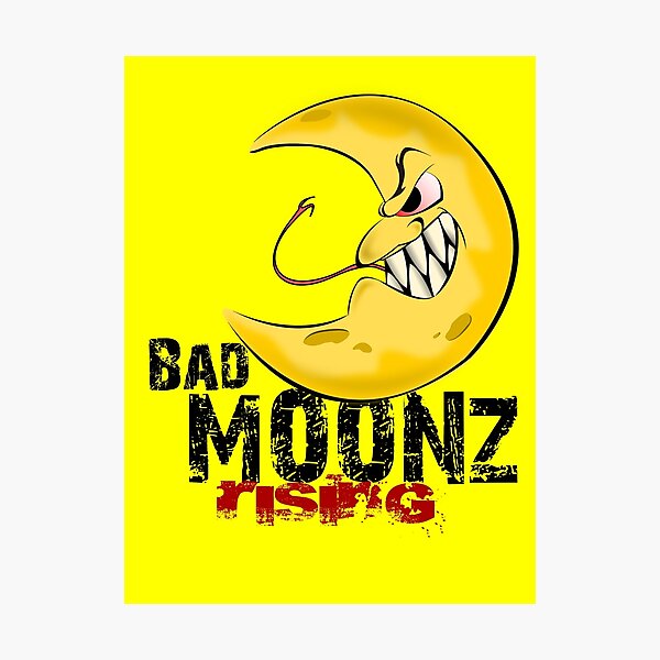 "Bad Moonz Rising" Photographic Print for Sale by Disabledartist ...