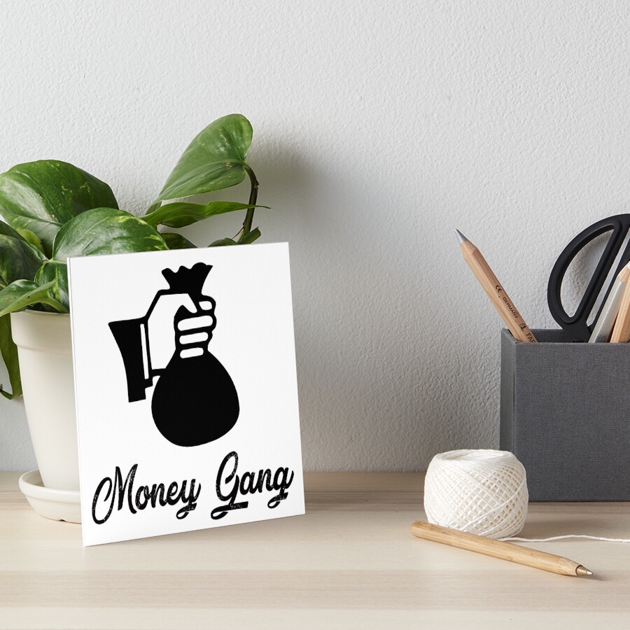 "Money Gang" Art Board Print for Sale by CatDressed | Redbubble