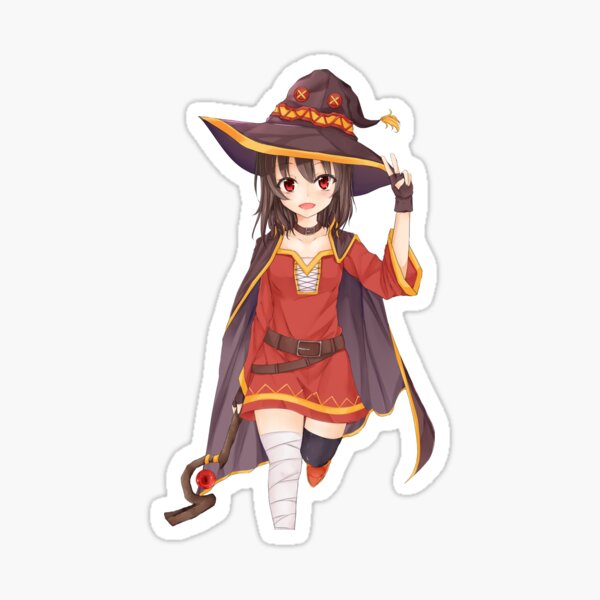 "Megumin" Sticker for Sale by KokoroPopShop | Redbubble
