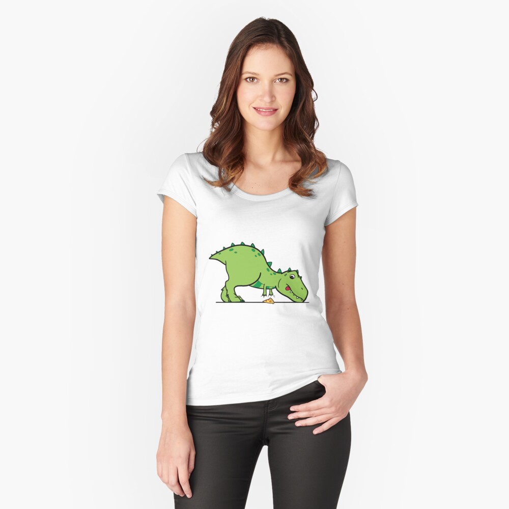 "cute t-rex reaching for pizza" Sticker for Sale by sivelobanova ...