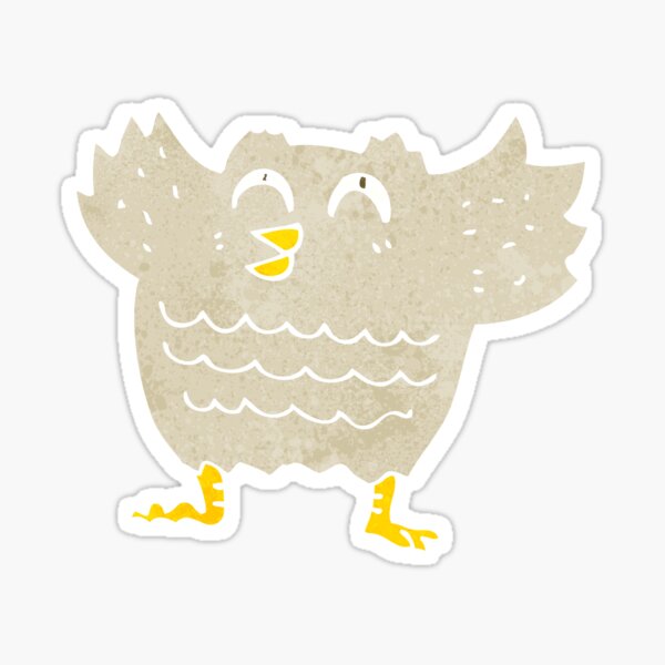 "Laughing Little Owl " Sticker for Sale by SpacemanSam13 | Redbubble