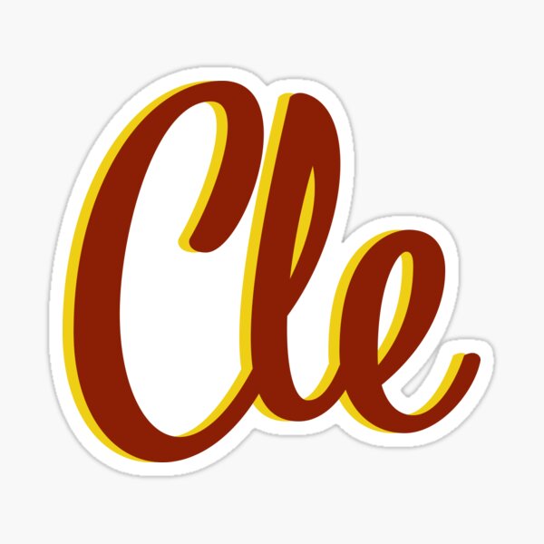 "cle" Sticker by jennyk7 | Redbubble