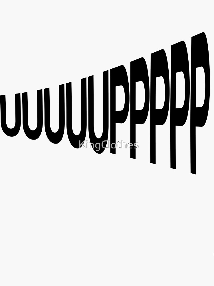 "Uuuuuuppppp Ultimate Frisbee Disc Shirt" Sticker for Sale by ...