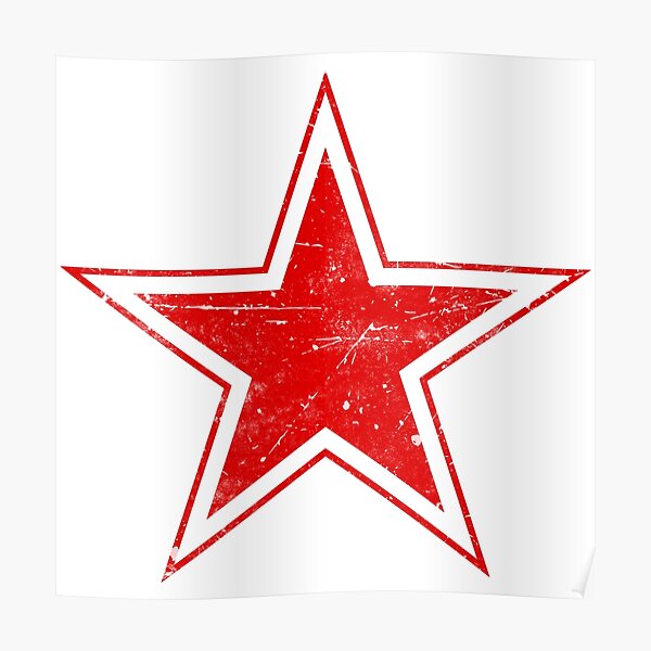 "USSR Soviet Air Force Vintage Roundel Red Star" Poster by quark ...