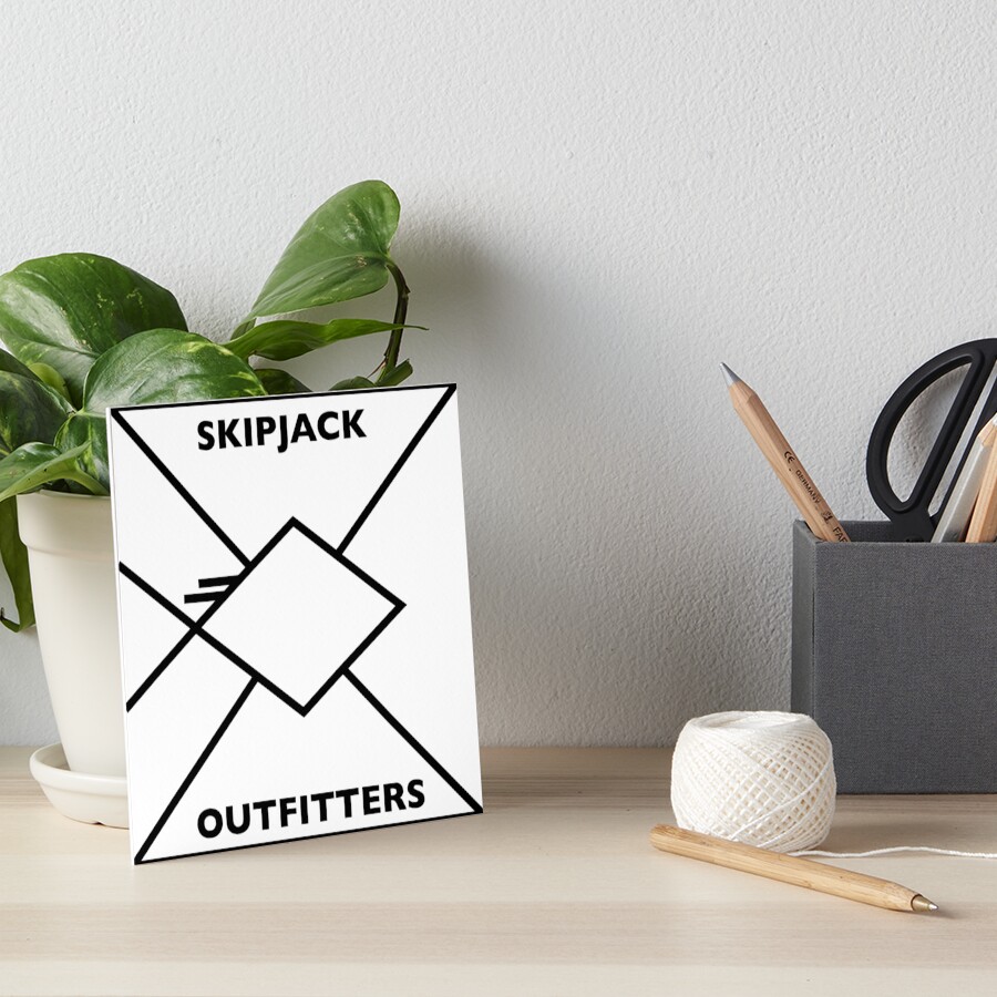 "SkipJack Outfitters Logo" Art Board Print by Farawaysw | Redbubble