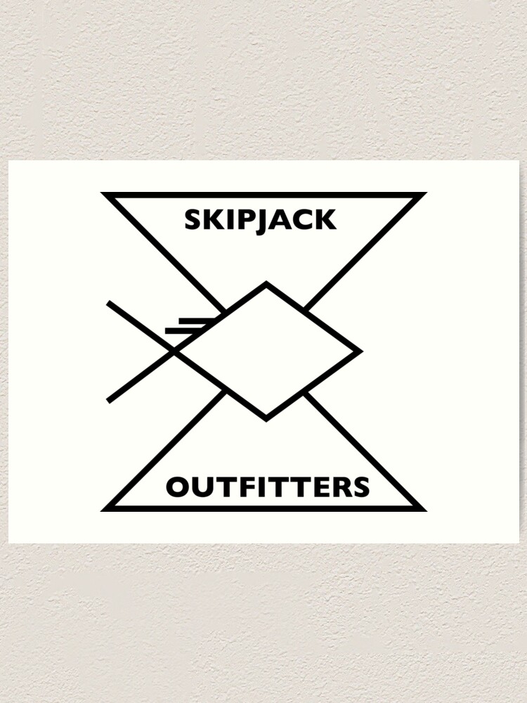 "SkipJack Outfitters Logo" Art Print by Farawaysw | Redbubble