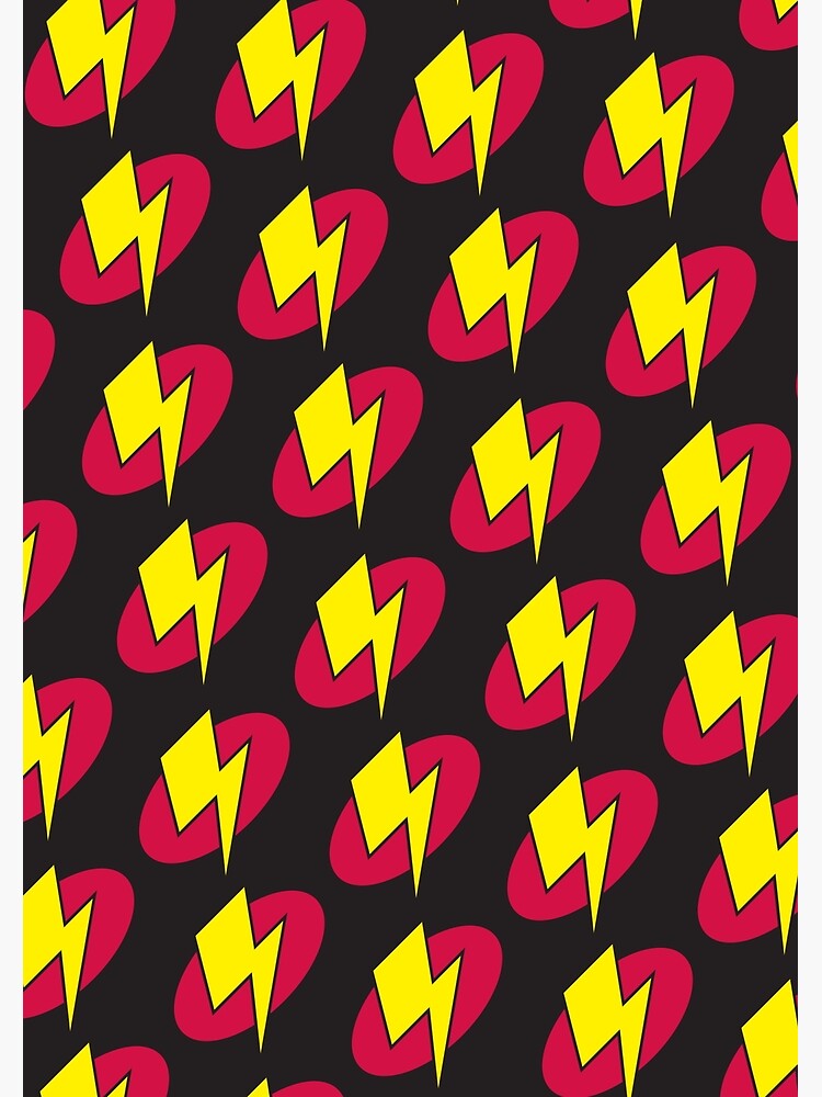 Póster «Dibujos animados de superhéroes Rayo patrón» de MurphyCreative ...