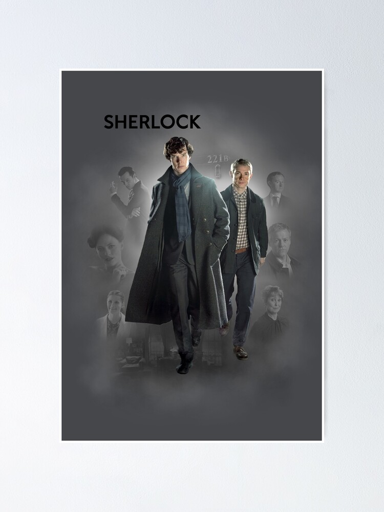 "BBC Sherlock" Poster for Sale by time-lady-221B | Redbubble