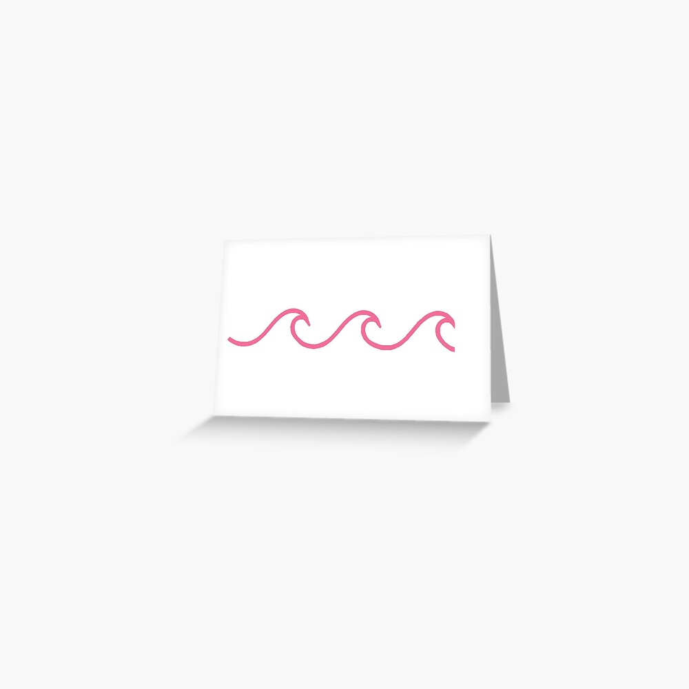 "Pink Wave" Sticker for Sale by jmoscovitch | Redbubble